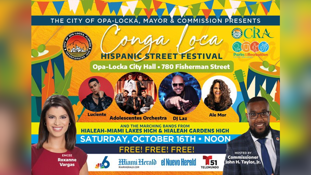 Opa-Locka Hosts First Conga Loca Hispanic Street Festival – NBC 6 South ...