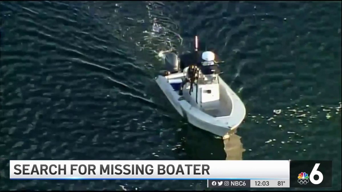 Search Continues For Missing Boater In Biscayne Bay Nbc 6 South Florida
