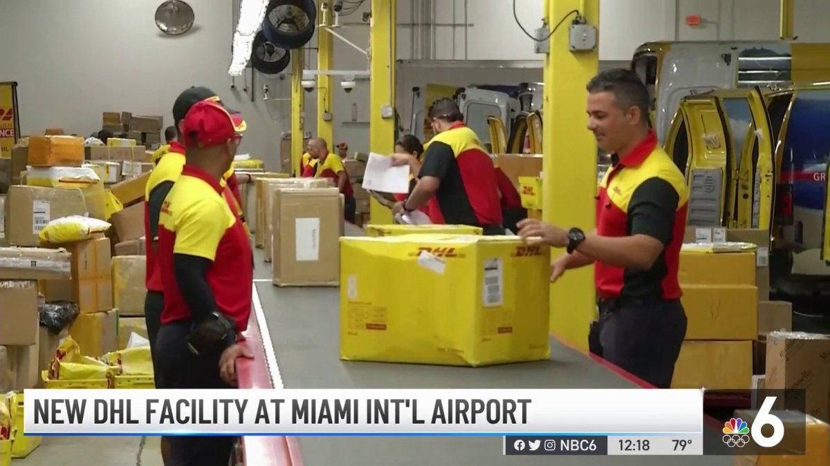 New, Expanded DHL Facility At MIA Just in Time for the Holidays – NBC 6 ...