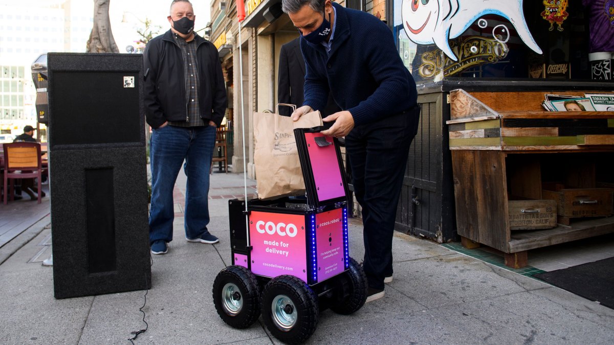 Robot Food Delivery on a Slow Rise as Pandemic Fuels Demand – NBC 6 ...