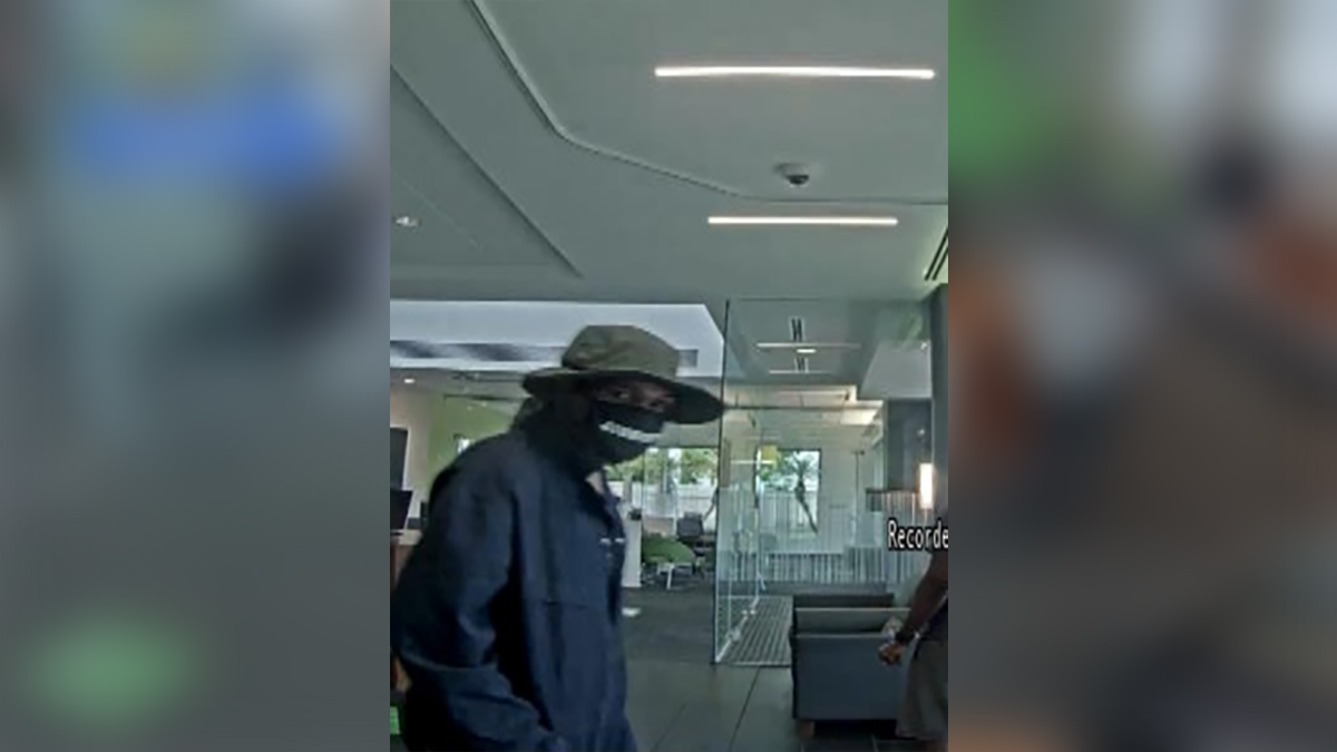FBI Searching for Suspect Caught on Camera in Hollywood Bank Robbery ...