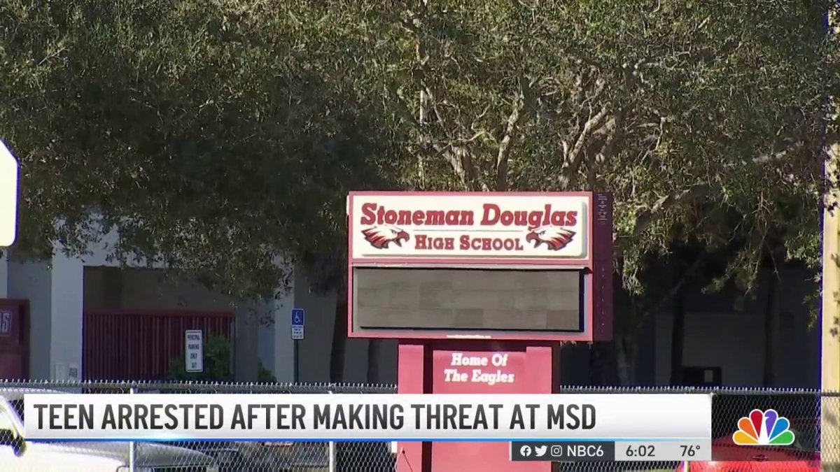 Teen Arrested After Threatening Shooting at MSD High School – NBC 6 ...