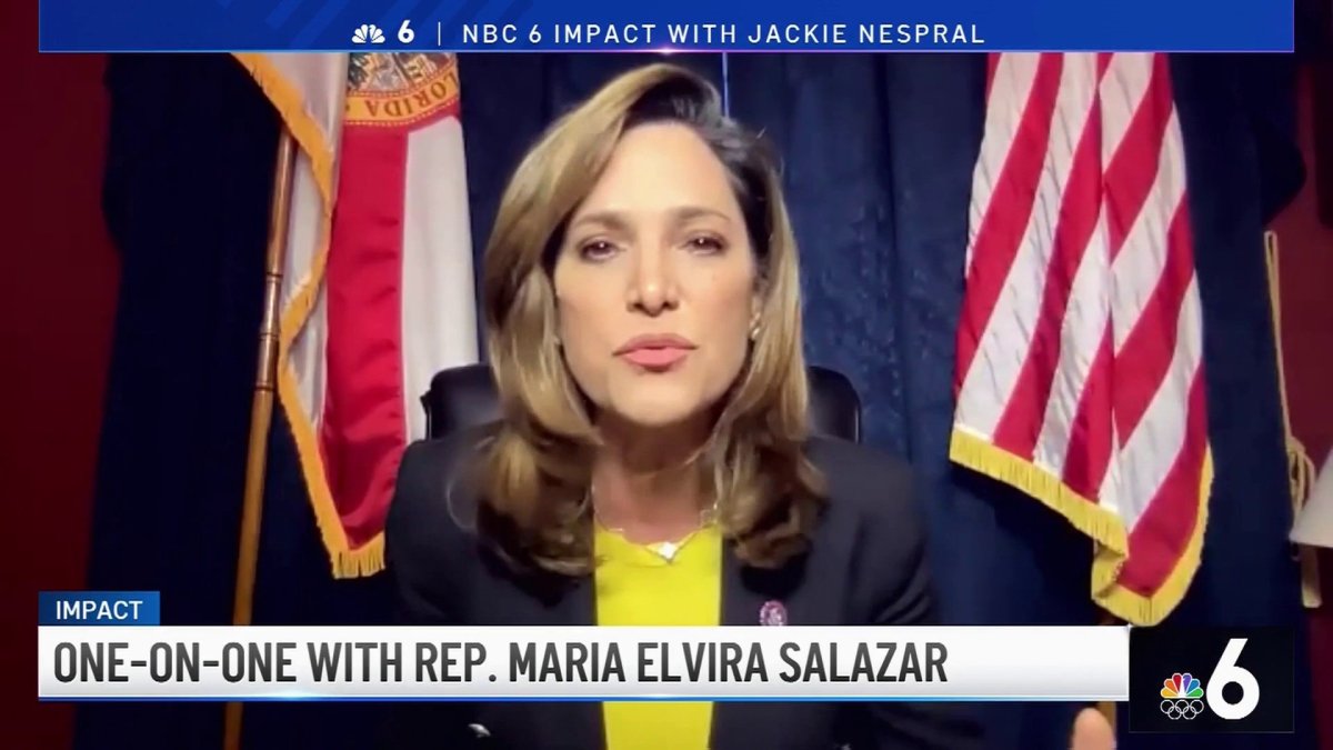 One on One With U.S. Representative Maria Elvira Salazar – NBC 6 South ...