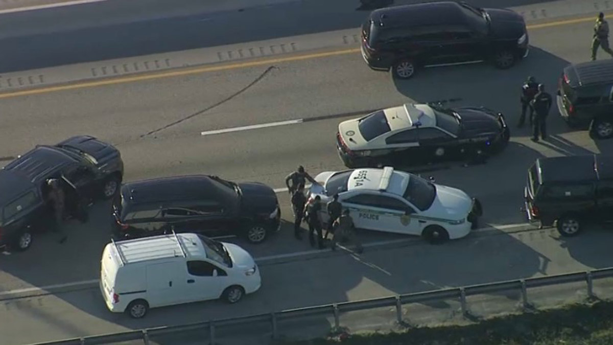 High-Speed Police Chase on Turnpike in Broward Ends With Suspect in ...