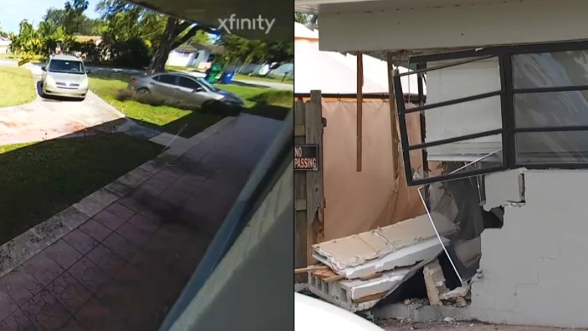 Video Shows Speeding Car Crashing Into Front of Miramar Home – NBC 6 ...