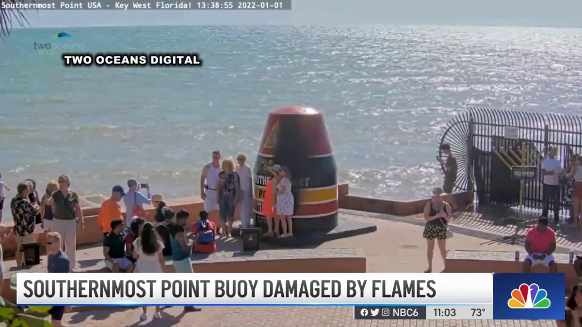 Southernmost Point Buoy Damaged By Arsonists – NBC 6 South Florida
