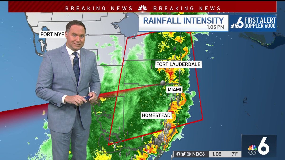 First Alert Weather Update – 1:04 P.M. – NBC 6 South Florida