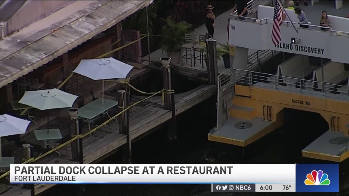 Partial Dock Collapse at Restaurant – NBC 6 South Florida
