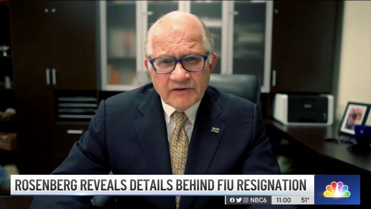 Rosenberg Reveals Details Behind FIU Resignation – NBC 6 South Florida