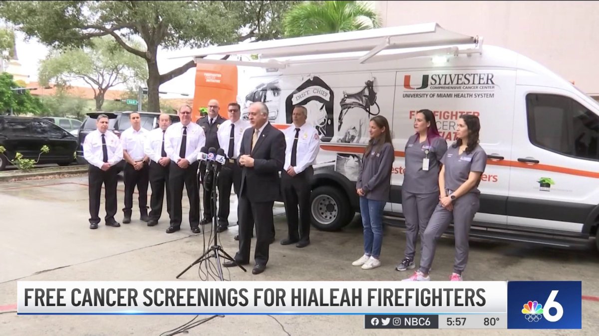 Hialeah Firefighters Get Free Cancer Screenings – NBC 6 South Florida