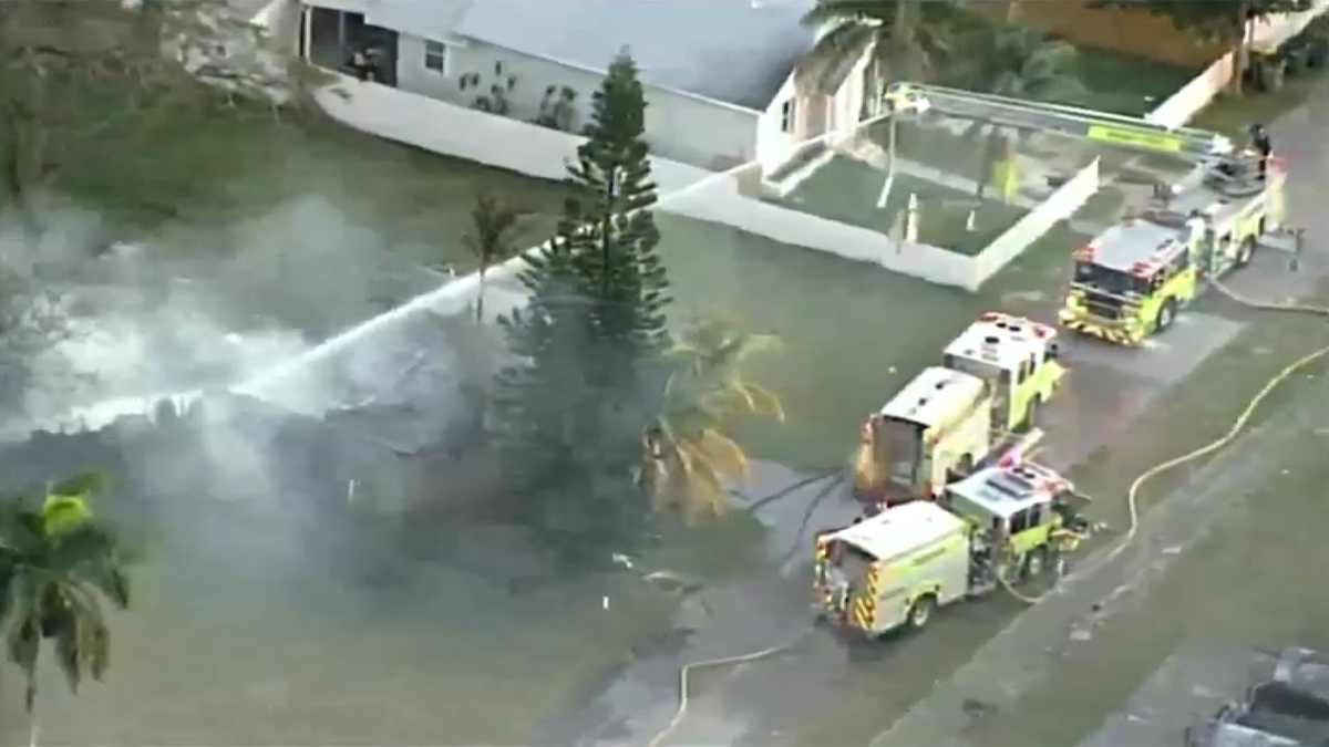 Massive Fire Engulfs House in Homestead – NBC 6 South Florida
