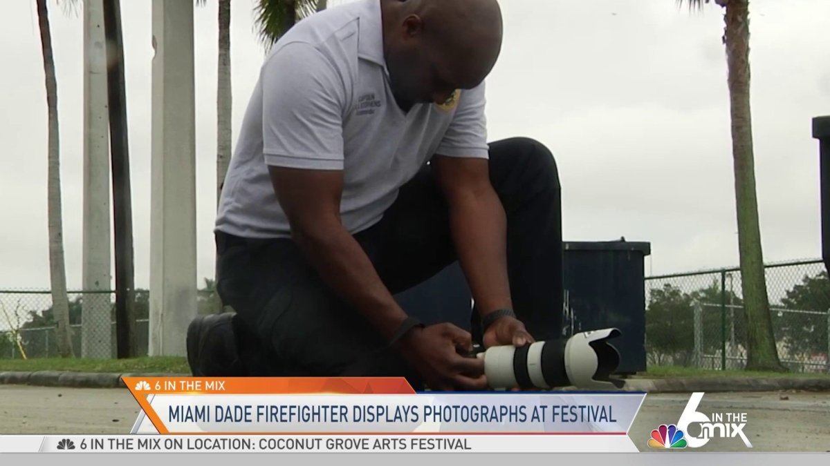 Miami-Dade Firefighter Displays Photographs at CGAF – NBC 6 South Florida