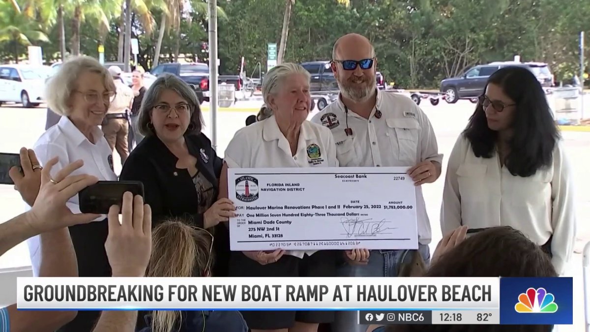 Groundbreaking for New Boat Ramp at Haulover Beach – NBC 6 South Florida