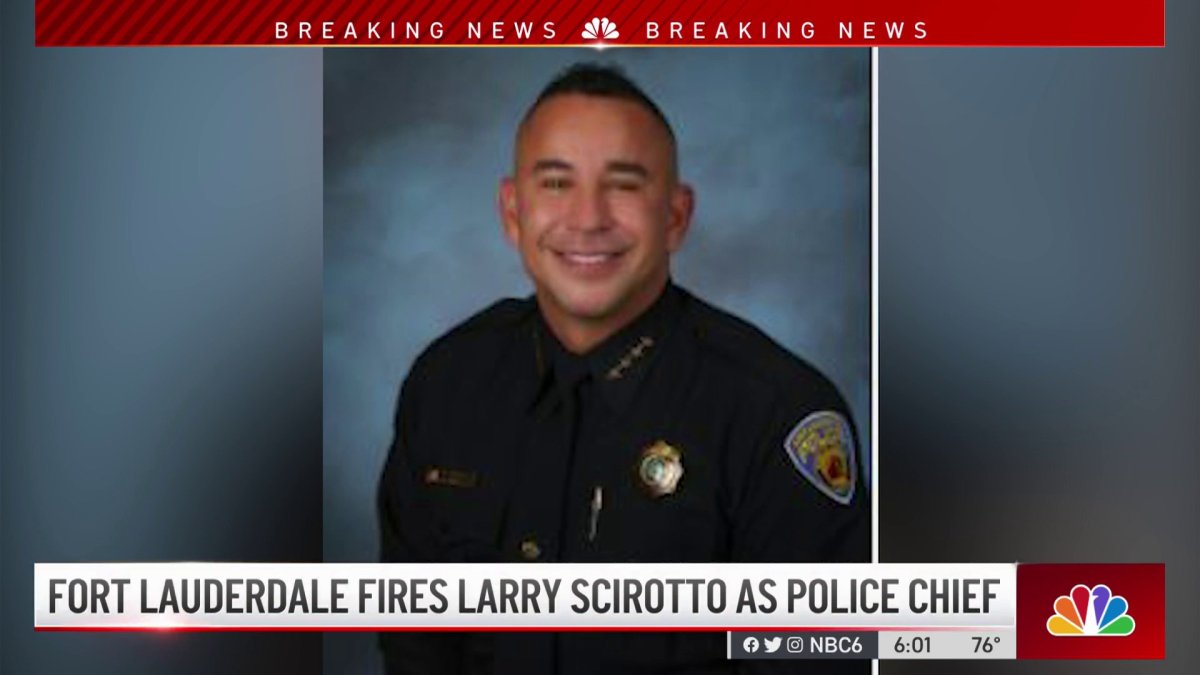 Fort Lauderdale Fires Police Chief Larry Scirotto – NBC 6 South Florida