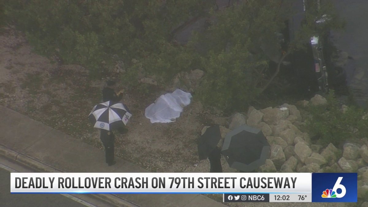 Deadly Rollover Crash On 79th Street Causeway Nbc 6 South Florida