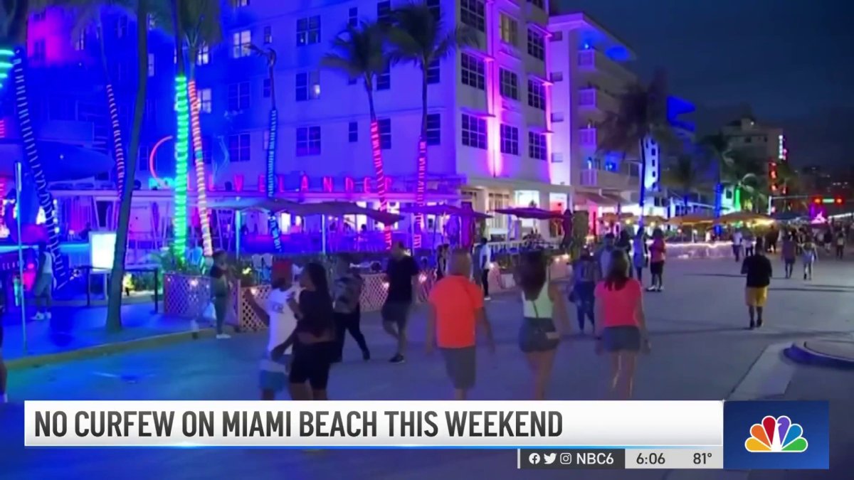 Miami Beach Not Planning Spring Break Curfew This Weekend – NBC 6 South Florida