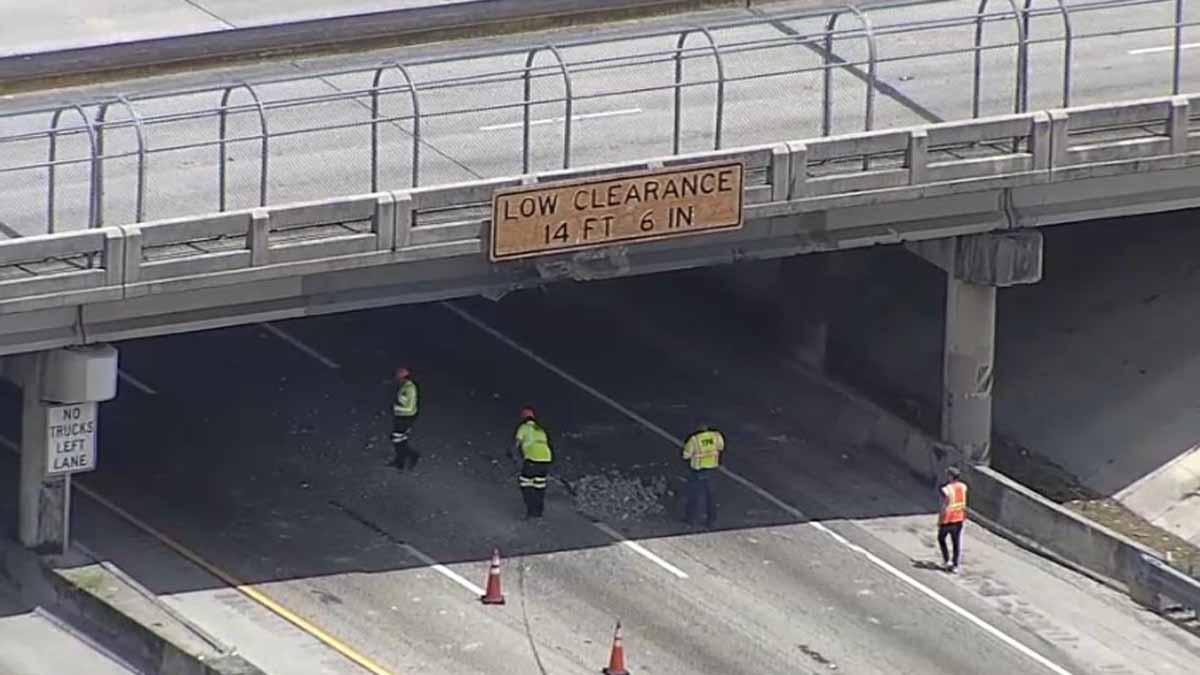 1 Hospitalized After Tractor-Trailer Hits Overpass on Florida’s ...