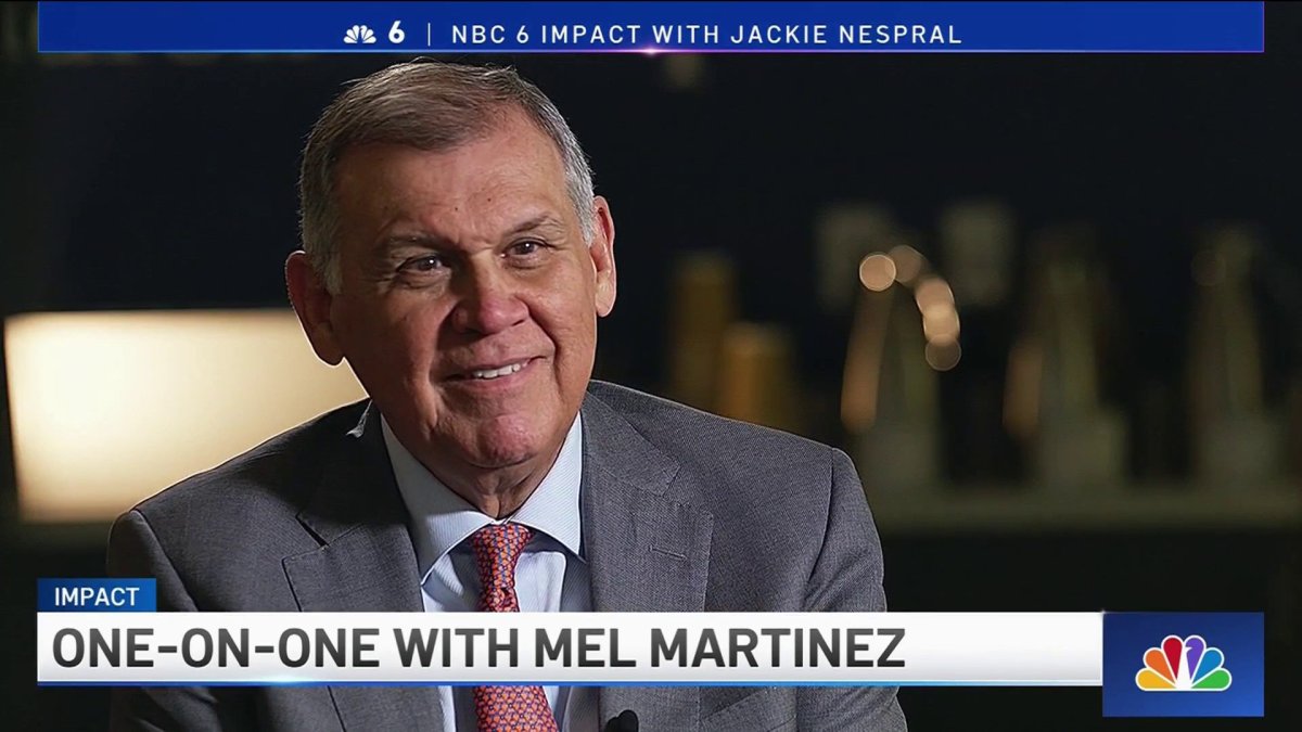 One-On-One With Former Senator Mel Martinez – NBC 6 South Florida