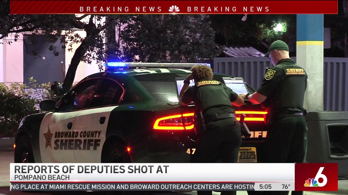 Deputies Reportedly Shot At In Pompano Beach Nbc 6 South Florida