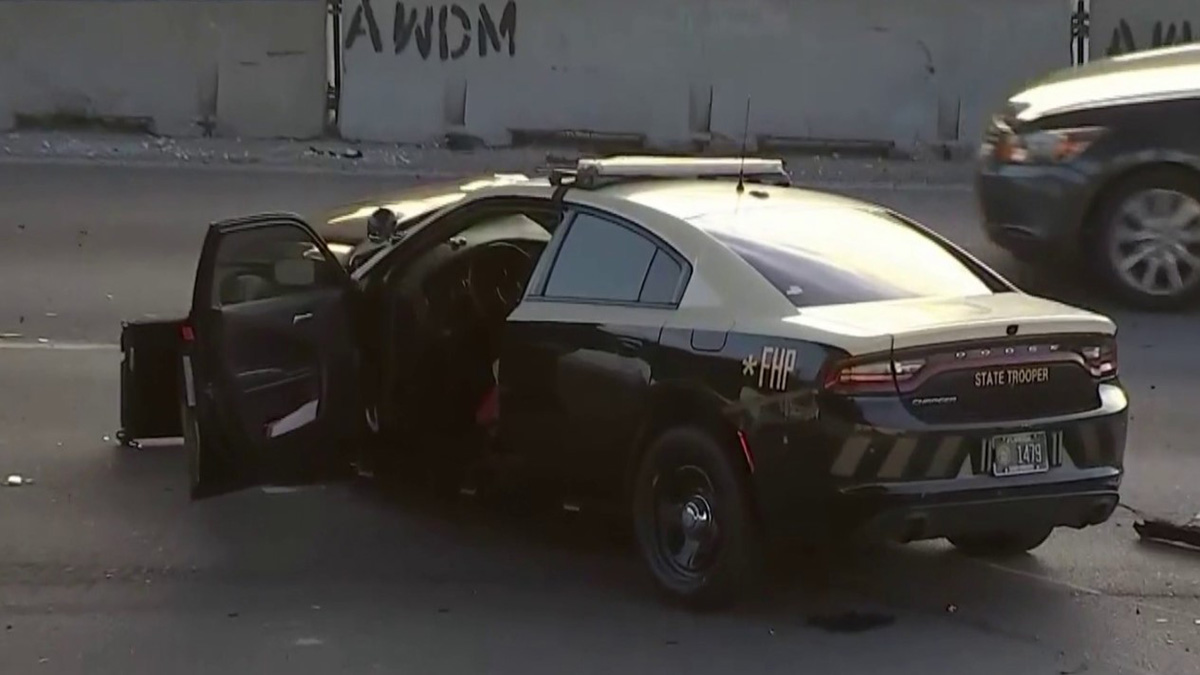 FHP Trooper, Driver Hospitalized After Crash on I-95 in Fort Lauderdale ...