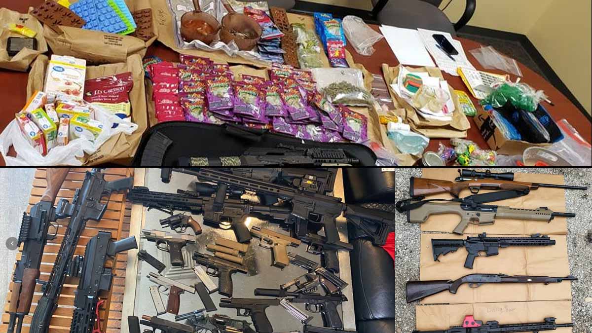 Man Arrested Large Amount Of Guns And Drugs Seized In Broward Gang