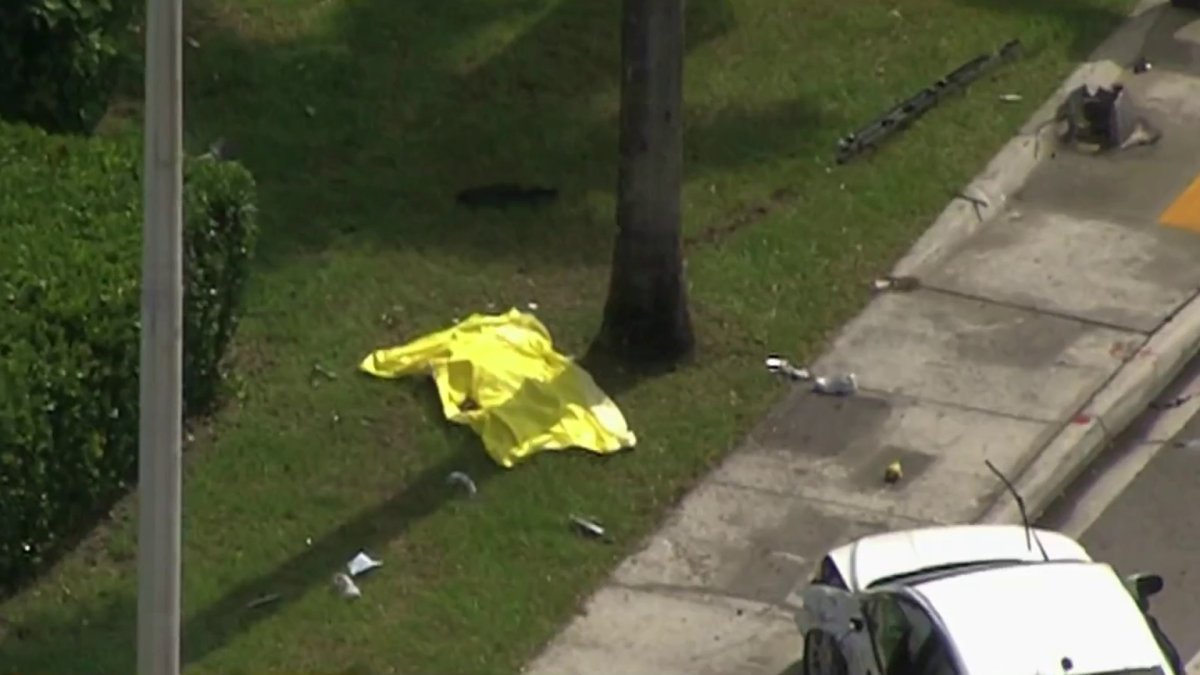 Woman Struck And Killed On Sidewalk After Crash At Fort Lauderdale