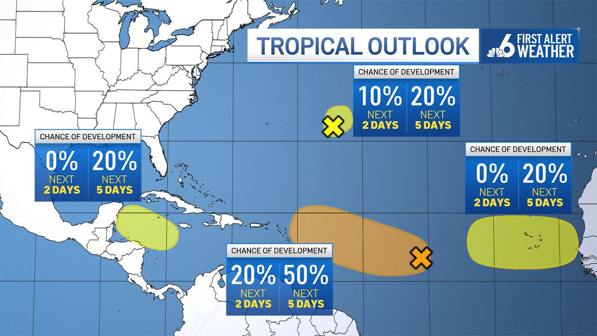 Tropics Begin to Heat Up as Tropical Waves form in Caribbean, Atlantic ...