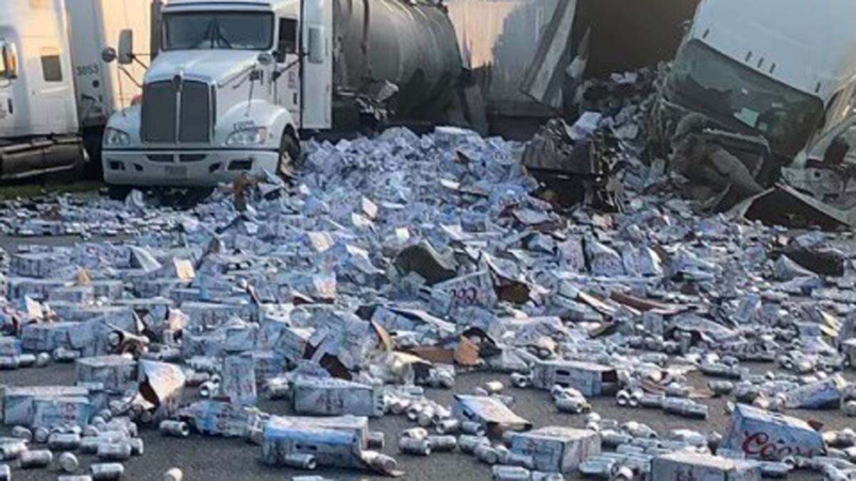 Beer-tastrophe! Tractor-Trailer Crash Spills Suds All Over Florida ...