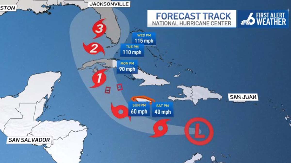 South Florida Remains in Cone for Tropical Depression Expected to ...
