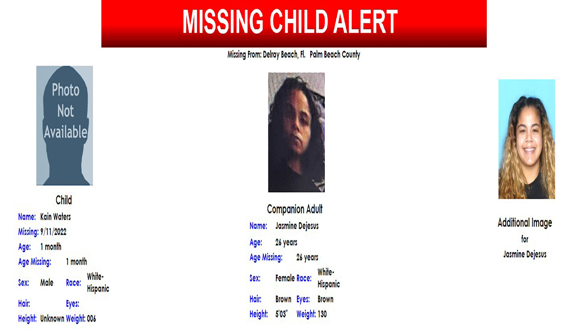 Alert Issued for Missing Infant From Delray Beach: FDLE – NBC 6 South Florida