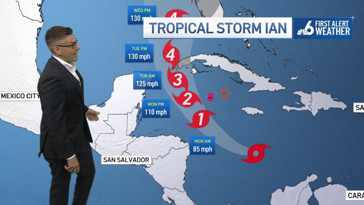 Tropical Storm Ian Expected Impact Cuba and Florida as Hurricane; Miami ...