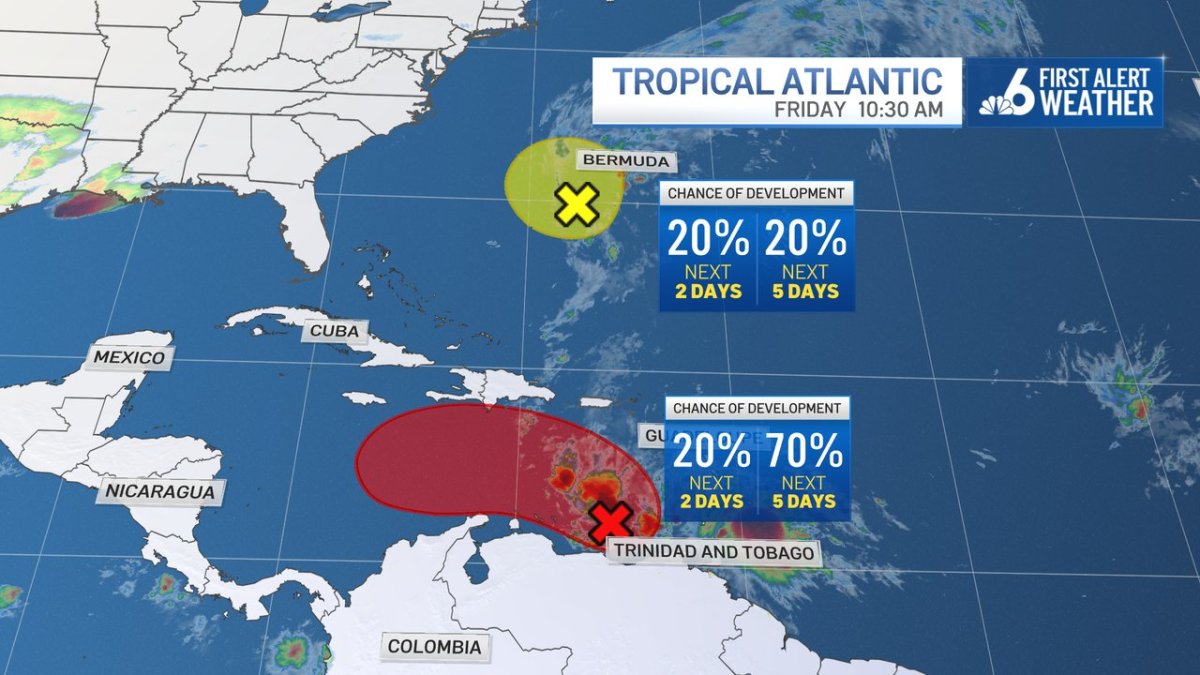 Two Areas Could Become Next Named Systems of ’22 Hurricane Season – NBC ...