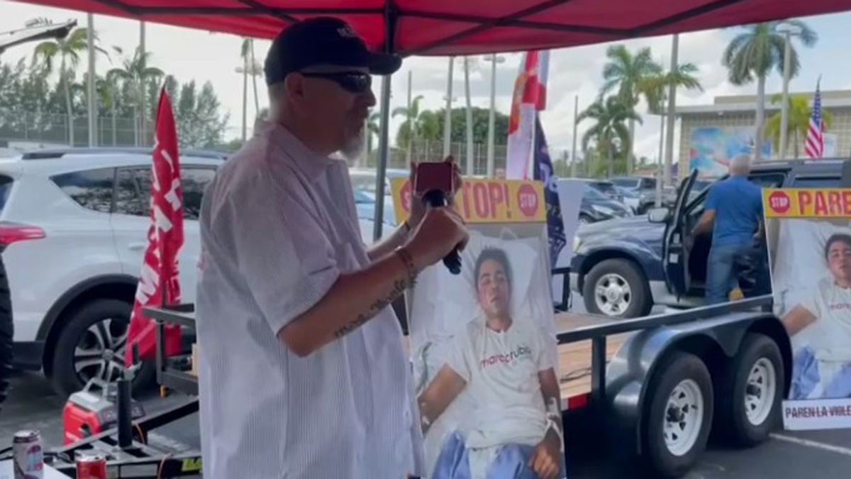 Proud Boys Members Pass Out Flyers For Rubio Canvasser Who Was Attacked ...