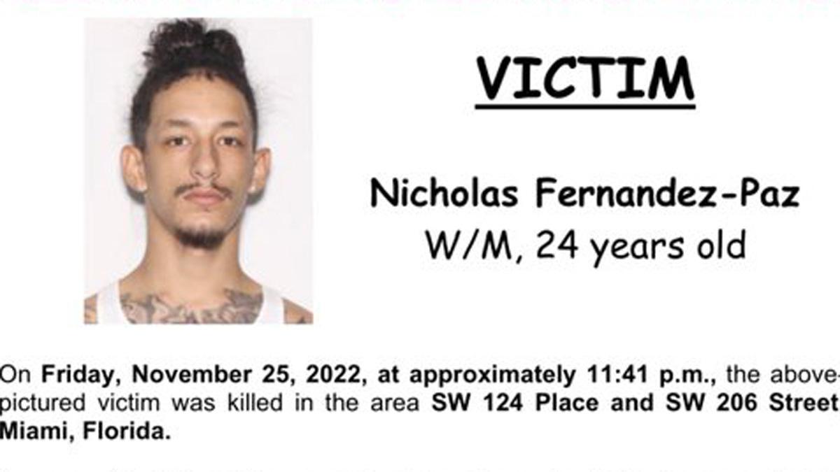 $5K Reward as Police Investigating Man’s Killing in Southwest Miami ...