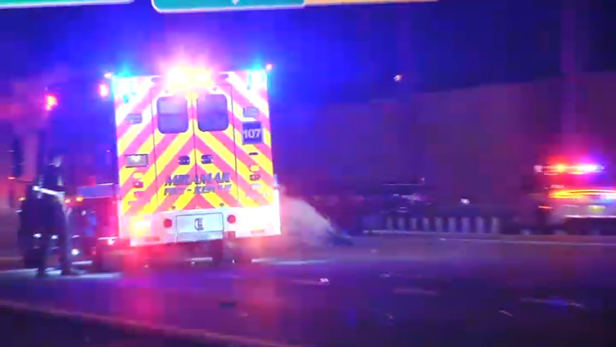 Tow Truck Engulfed in Flames, Car Overturned in Early Morning Crash on ...