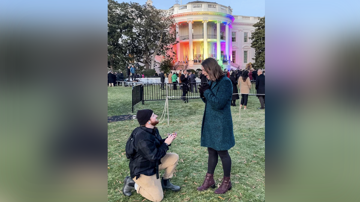 Vermont’s First Trans Lawmaker Gets Engaged at Rainbow-Lit White House ...