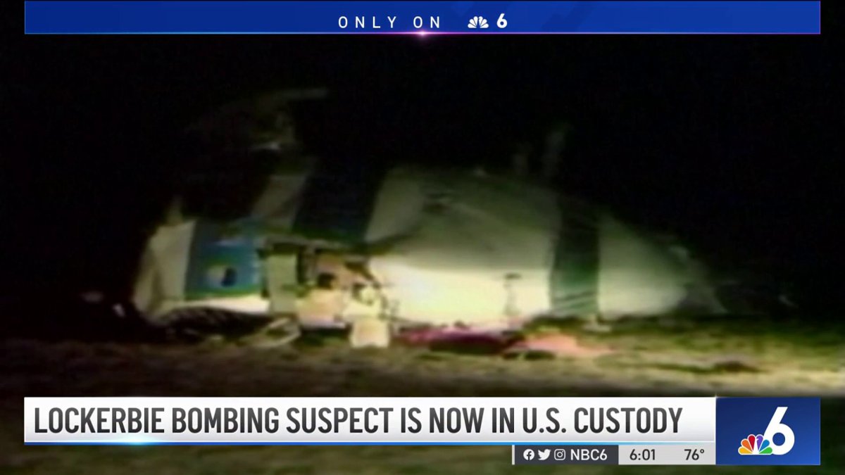 Lockerbie Bombing Suspect Is Now in U.S. Custody – NBC 6 South Florida