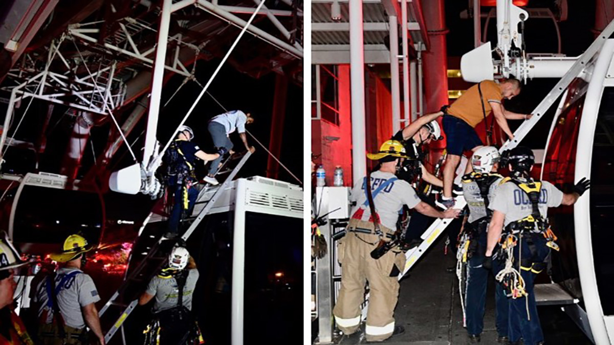 Over 60 People Rescued After Central Florida Amusement Ride Loses Power ...