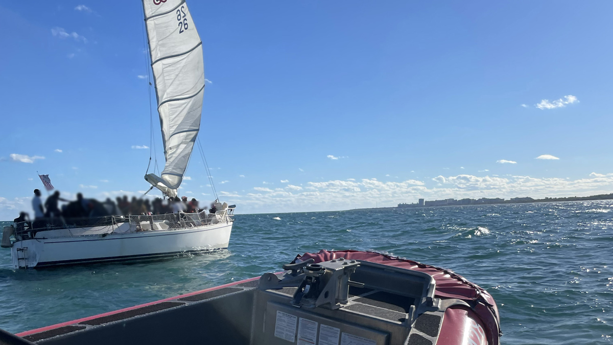 Large Group of Migrants Found on Overloaded Boat Near Virginia Key ...
