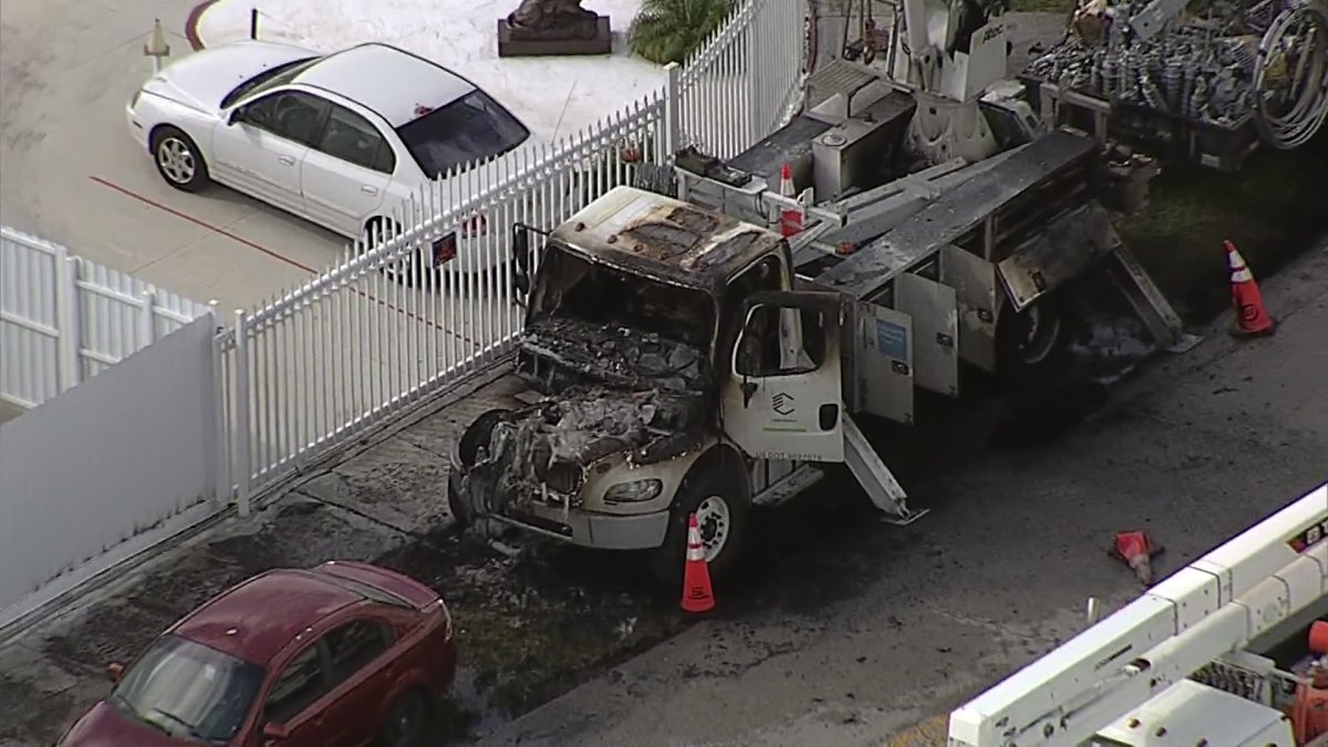 FPL Contractor Electrocuted, Truck Catches Fire in SW Miami-Dade – NBC ...
