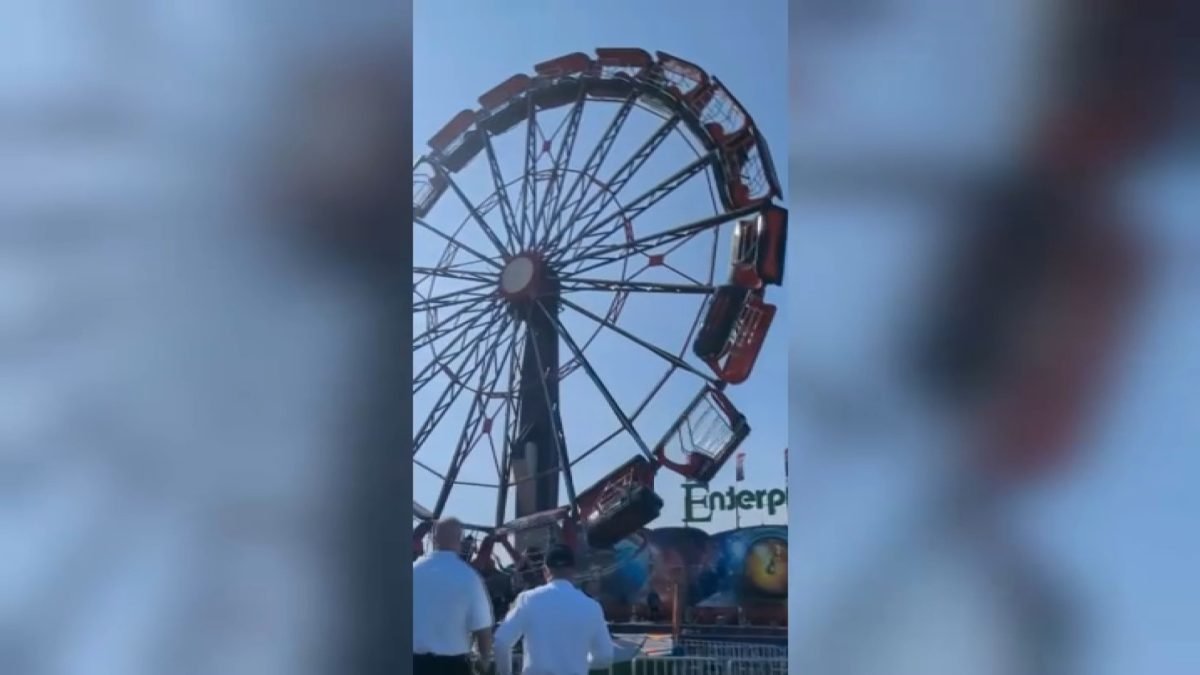 Fair Patrons Describe Being Stuck Upside Down on Ferris Wheel – NBC 6 ...