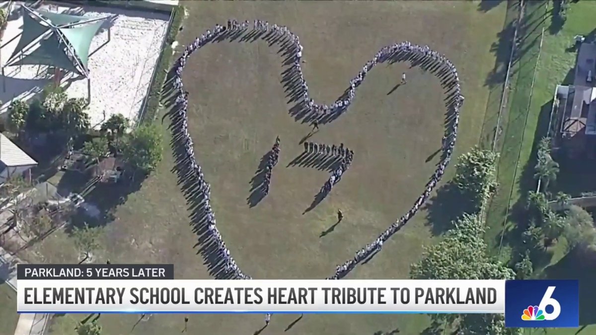 Students Pay Tribute to MSD Victims With Giant Human Heart – NBC 6 ...