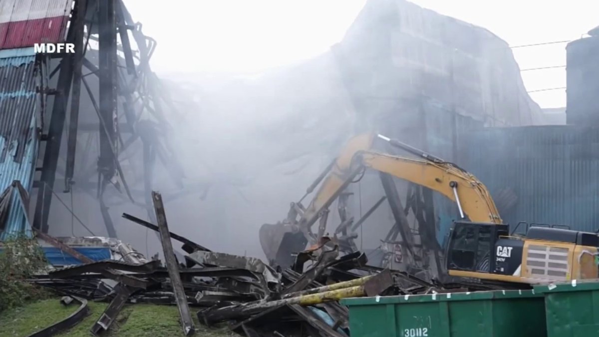 Crews Demolish Building to Fight Doral Plant Fire – NBC 6 South Florida