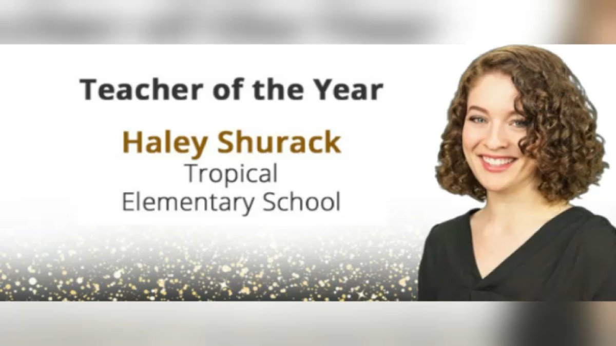 Tropical Elementary School’s Haley Shurack is Broward’s Teacher of the Year – NBC 6 South Florida