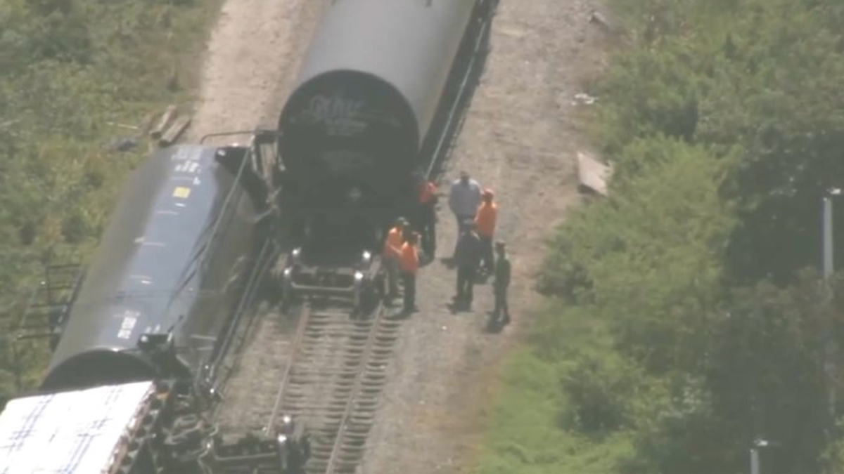 Propane-Filled Car Flips Over in Florida Train Derailment – NBC 6 South ...