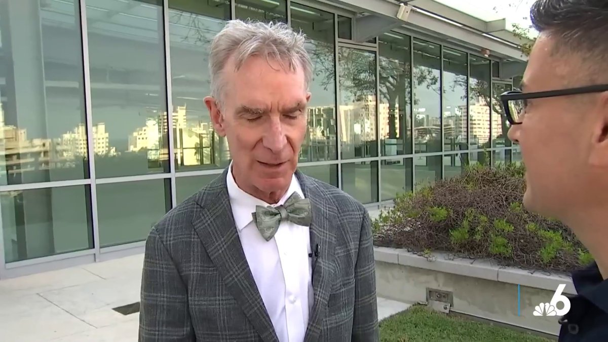 Bill Nye Joins NBC 6’s Steve MacLaughlin to Discuss Climate Change ...