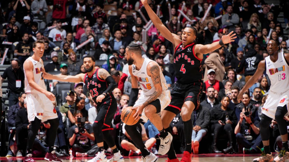 Barnes Has 22, Career-High 12 Assists, as Raptors Beat Heat – NBC 6 ...