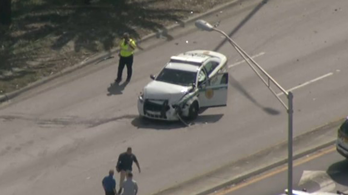 Miami-Dade Police Sergeant Among 2 Hospitalized After Crash in Hialeah ...