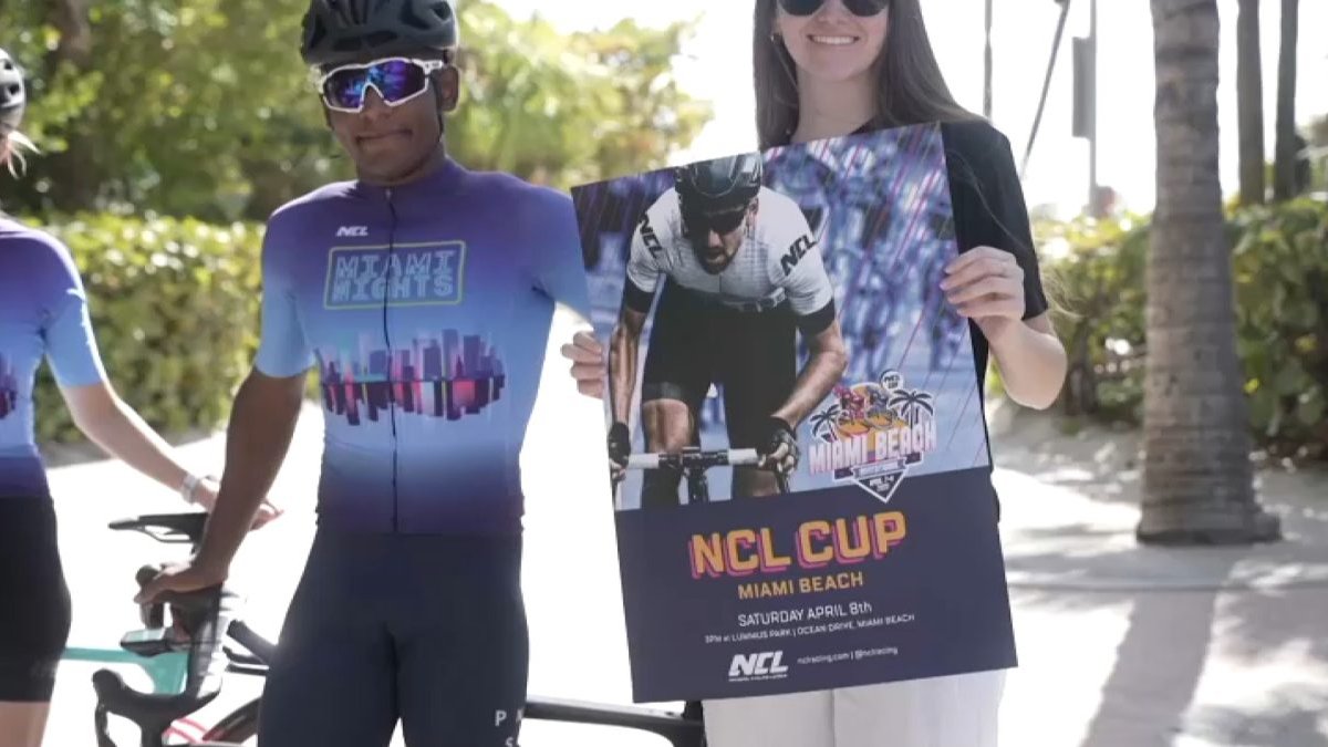 National Cycling League Hold First Ever Racing Event in Miami Beach ...