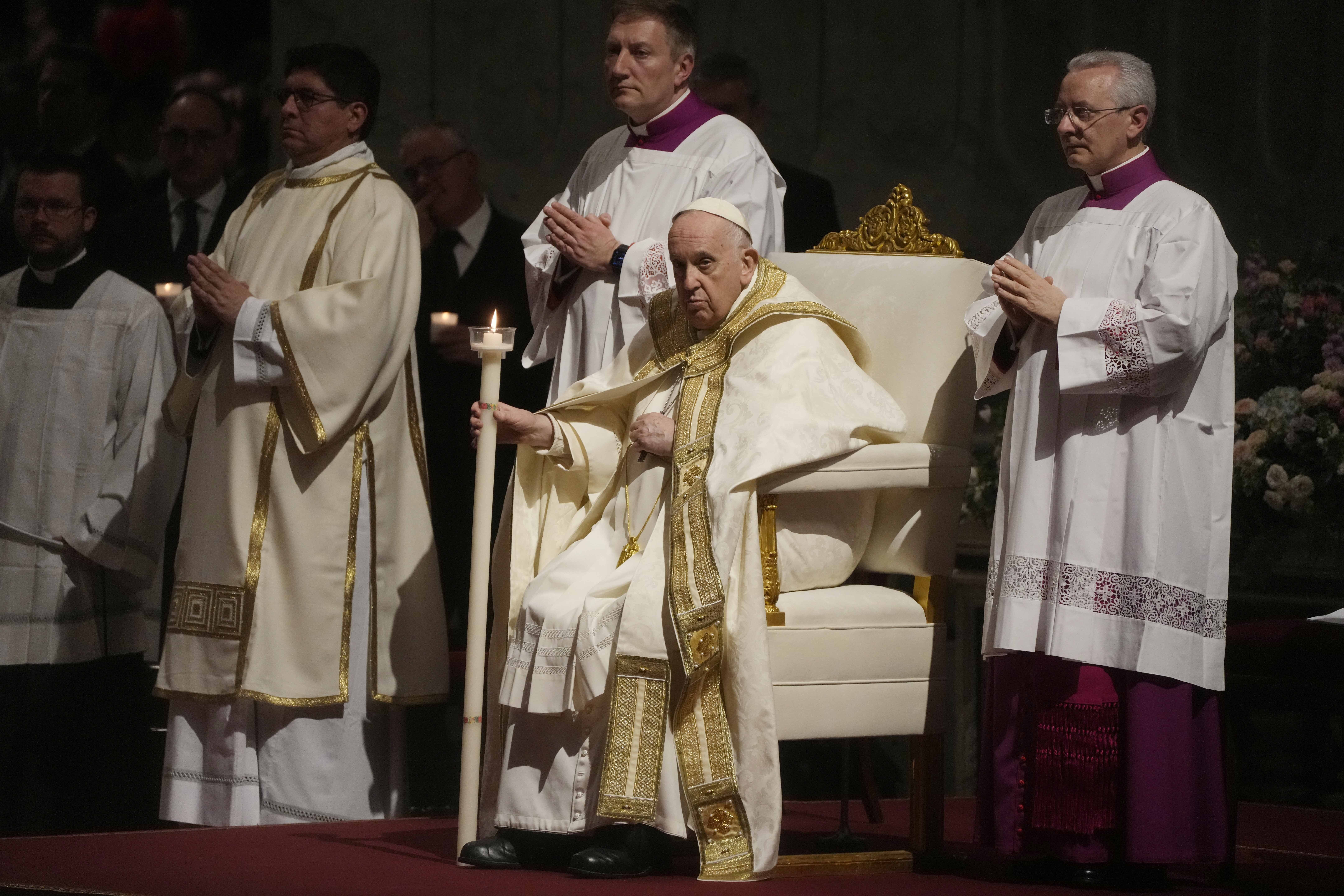 Pope Francis Returns to Public Eye for Easter Vigil Mass – NBC 6 South ...